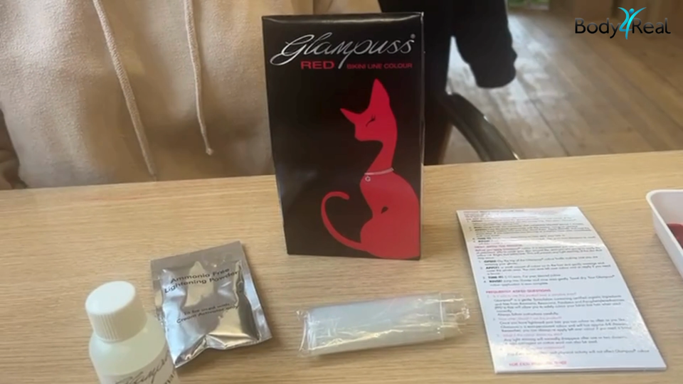 Womens Bikini Pubic Hair Dye Fun Color Permanent Intimate Area Red Pink ...