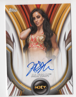 Aliyah 2020 Topps WWE Women's Division Autograph Card Auto /199 | eBay
