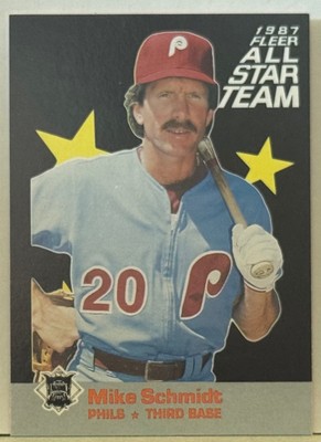 Mike Schmidt 1987 Fleer All Star Team #6 M33 | eBay