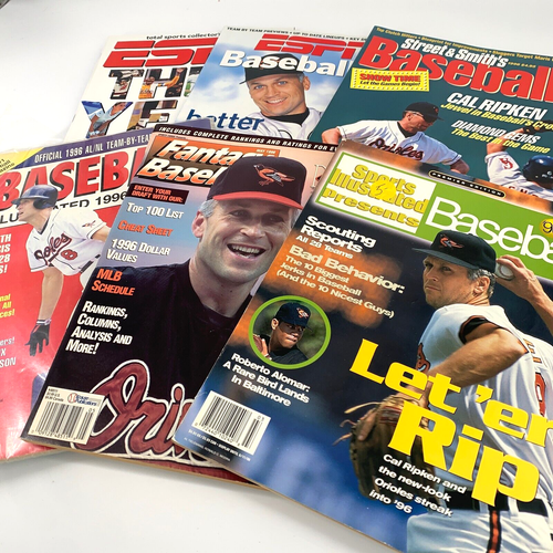 Cal Ripken, Jr. Orioles Magazines x6 1996 MLB Baseball ESPN Illustrated | eBay