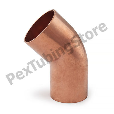 (10) 1-1/4" C x 1-1/4" Ftg 45-Degree Copper Street Elbows | eBay