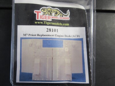 TIGER MODEL DESIGNS 1/35 M7 PRIEST REPLACEMENT ENGINE DECK #28101 resin ...