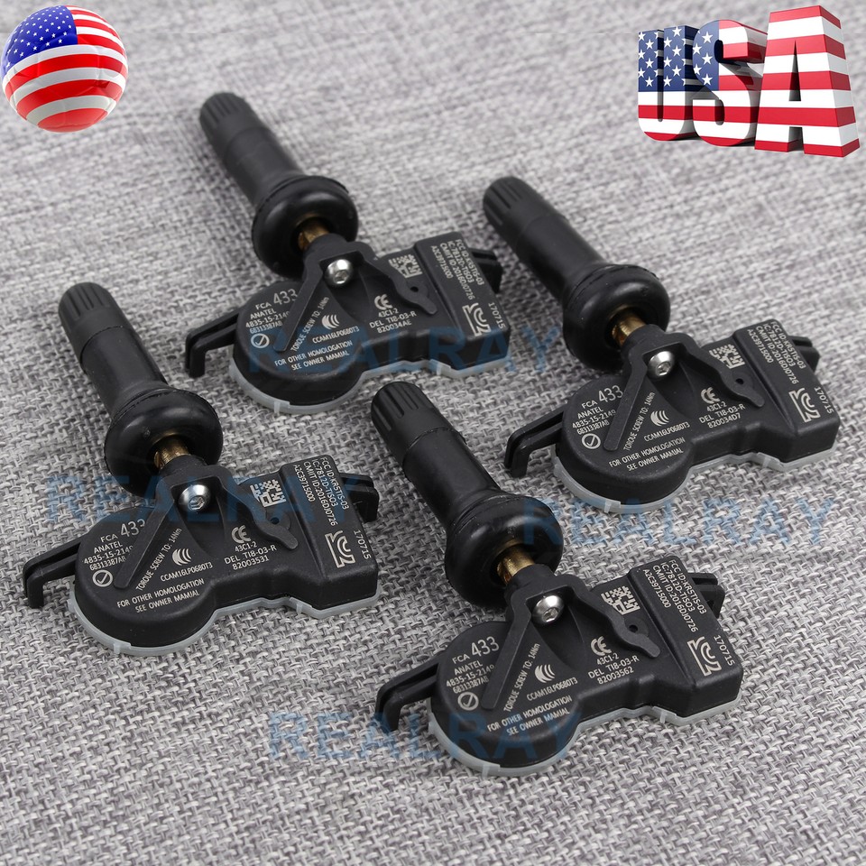 4PCS New 68105280AF TIRE PRESSURE SENSOR TPMS for 2013-2016 DODGE Dart ...