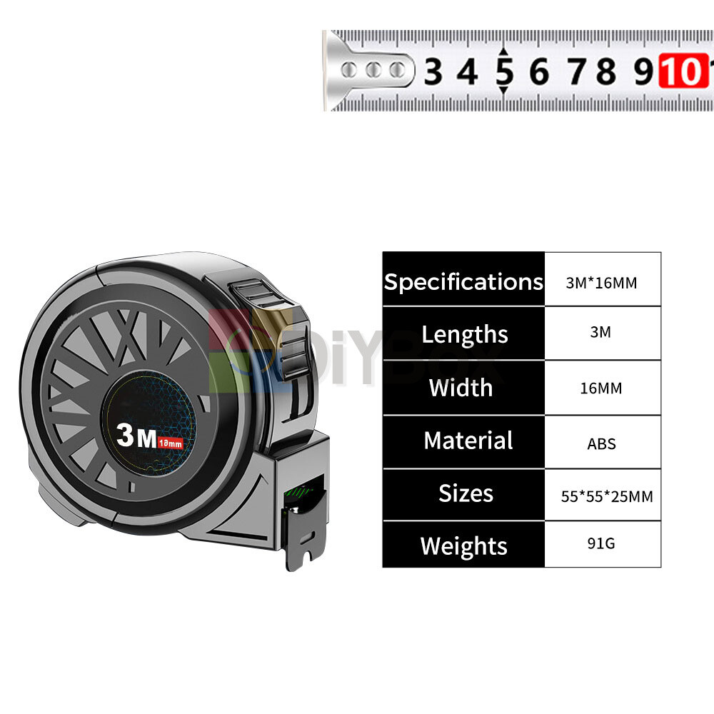 Steel Ruler Roll Metric Tape Measure Meter Ruler Retractable ...