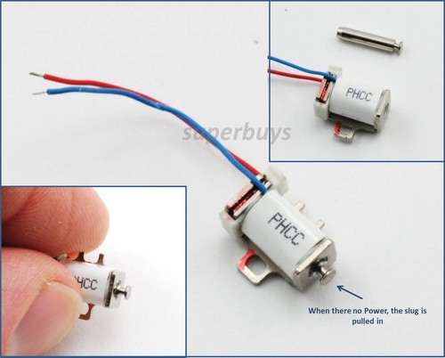 Micro Electronic Pull Push Solenoid DC 4-6V Electric Release Miniature ...