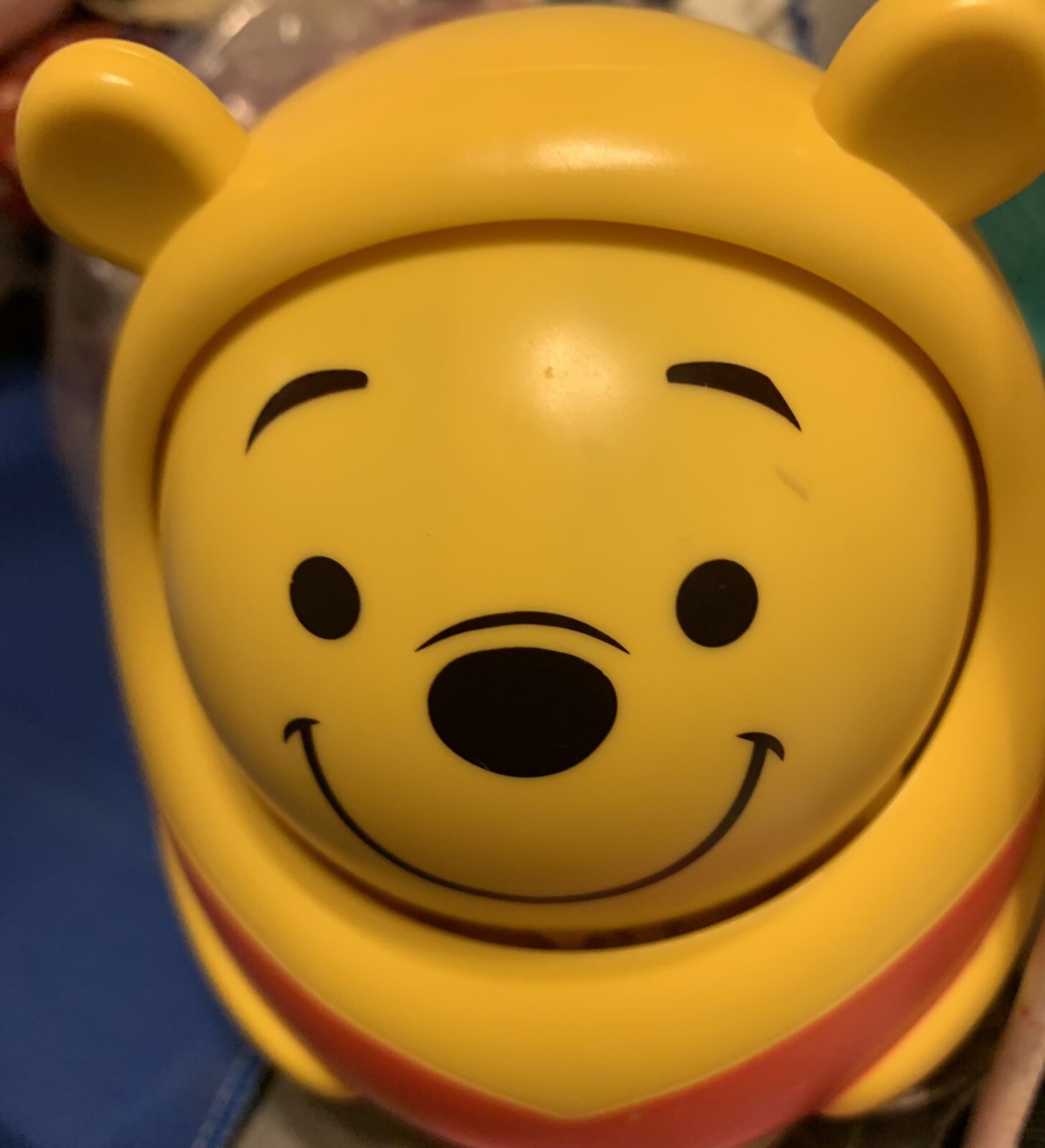 Disney Baby Winnie The Pooh 5.5" Chime Wobble Toy *Bell Sound/Moving ...