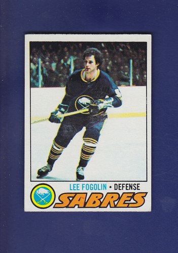 Lee Fogolin 1977-78 TOPPS Hockey #94 (EXMT) Buffalo Sabres | eBay