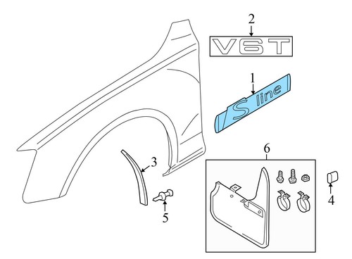 2002-2024 AUDI A4 B9 - S-Line Badge / Emblem 8N0853601A | eBay