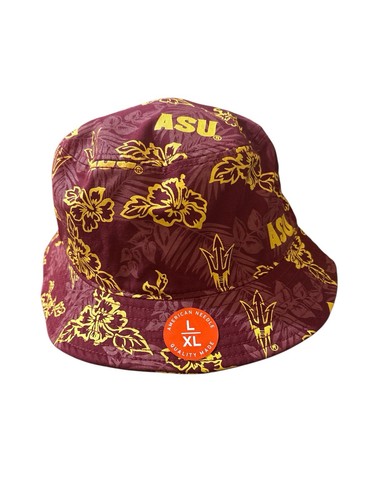 Men's Reyn Spooner Maroon Arizona State Sun Devils Floral Bucket Hat | eBay
