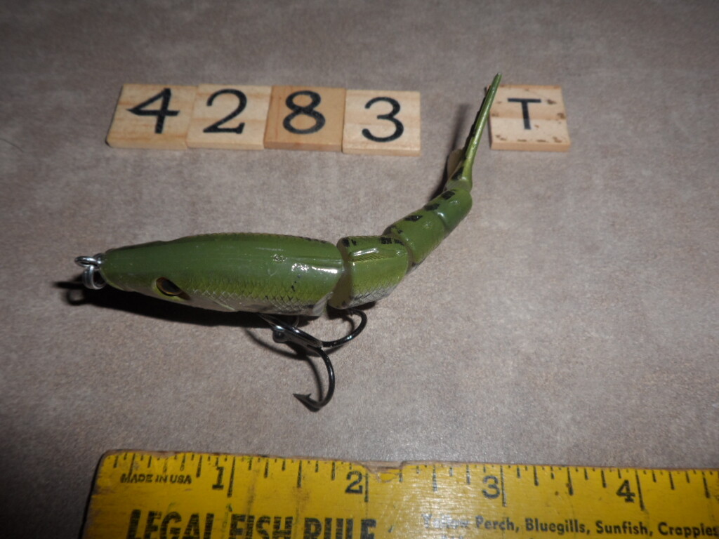 T4283 T KICK TAIL MULTI JOINTED HARD SWIM BAIT FISHING LURE | eBay