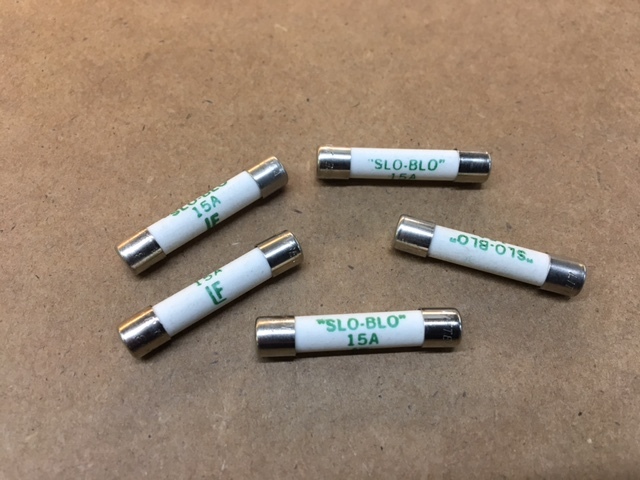 (5 pcs) 323015 Littelfuse, 15A 250vac, Time Delay, Ceramic Fuse, Size ...