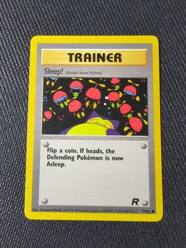 Pokémon TCG Sleep! Team Rocket 79 Regular Unlimited Common - Snorlax | eBay
