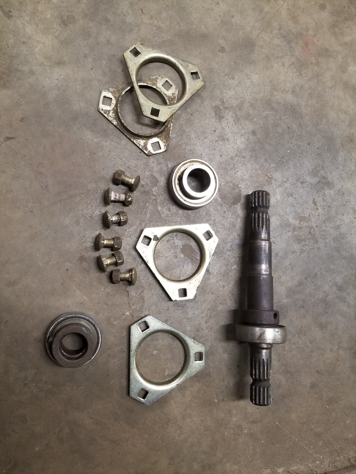 JOHN DEERE FRONT QUICK HITCH Support Adaptor DRIVESHAFT MOUNT COUPLER ...