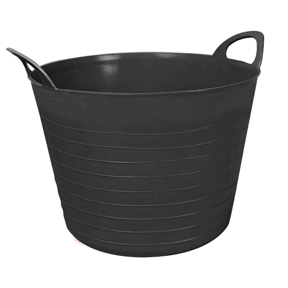 Coloured Plastic 20L 40L 75L Flexible Storage Tubs Horse Feed Trugs ...