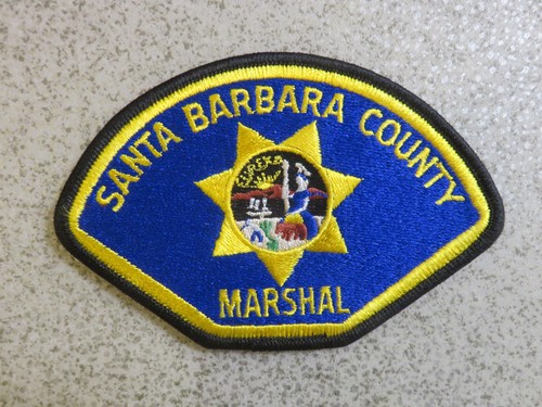 Older Santa Barbara County Marshal shoulder patch, New cond., CA ...
