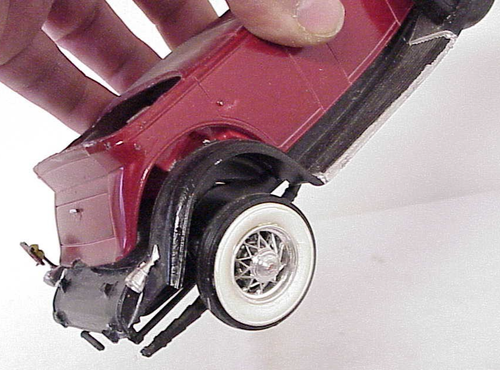 JUNKYARD RESTORATION PARTS CLASSIC CANDY APPLE RED VINTAGE MODEL KIT ...