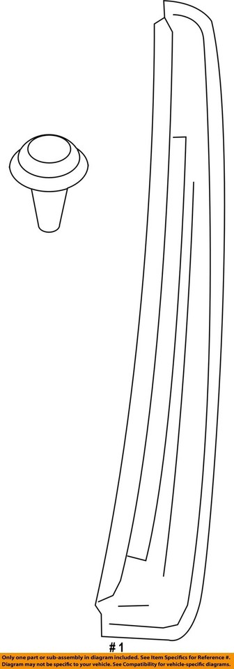 GM OEM 15-20 Escalade Quarter Panel Exterior Trim-Front Molding ...