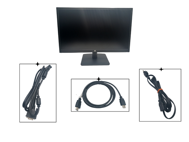HP N223 21.5" FULL HD LED LCD Monitor (1920x1080) - TESTED w/ CORDS for ...