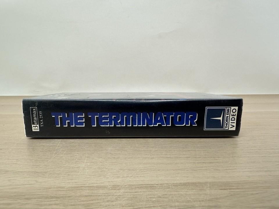 The Terminator - 1984 First Print Thorn EMI Betamax Beta Tape Clamshell ...
