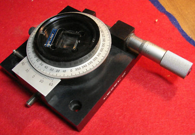Lexel Laser - 2 Inch Rotational Mount with Starrett Vernier Micrometer ...