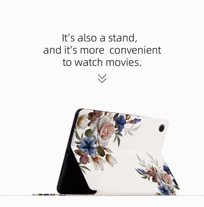 For Samsung Galaxy Tab E A7 A8 S2 S7 S8 8"-12.4" Tablet Leather Stand ...