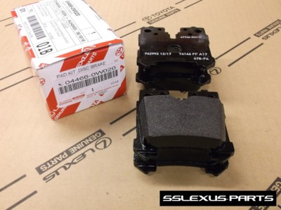 Lexus LS460 LS460L (Sport Pkg) (2007-2012) OEM Genuine REAR BRAKE PADS ...