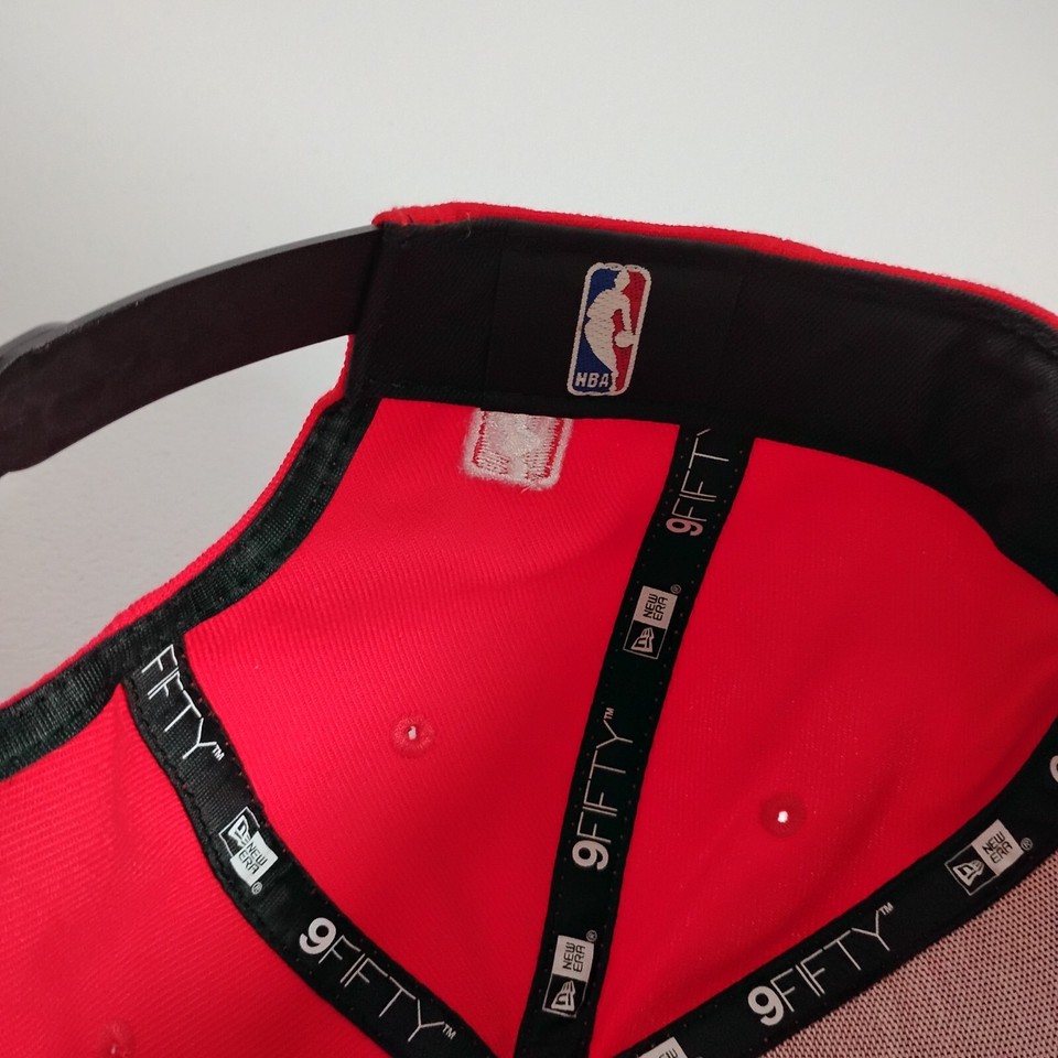Houston Rockets Hat Cap Mens Snap Back Red New Era Embroidered NBA ...