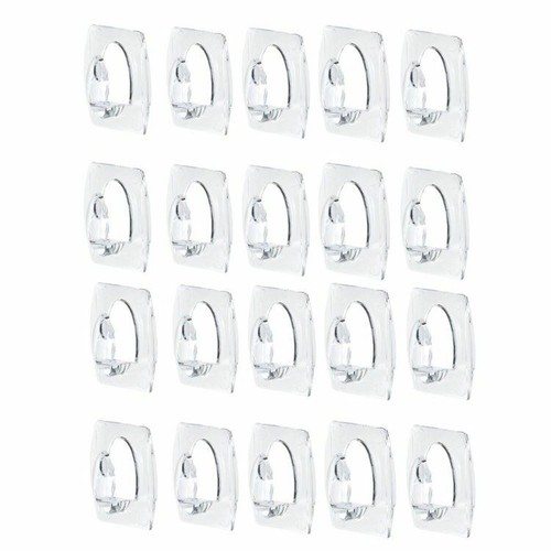 Command Hooks Clear DECORATING CLIPS MINI SMALL MEDIUM LARGE Stick on ...