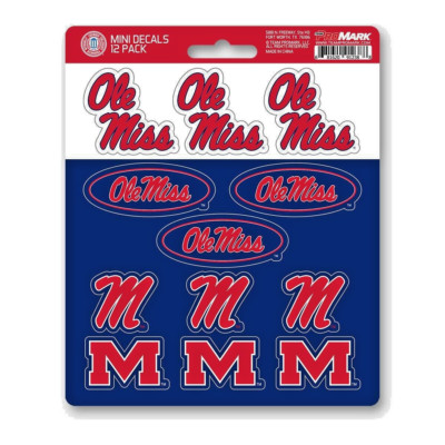 Ole Miss Rebels Vinyl Die-Cut Sticker Set / Decal Sheet *Free Shipping ...