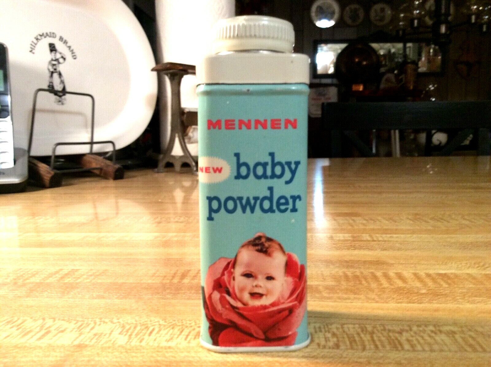 Vintage 1950's, MENNEN BABY POWDER, Full, 1 1/2 oz Sample Size, NOS ...