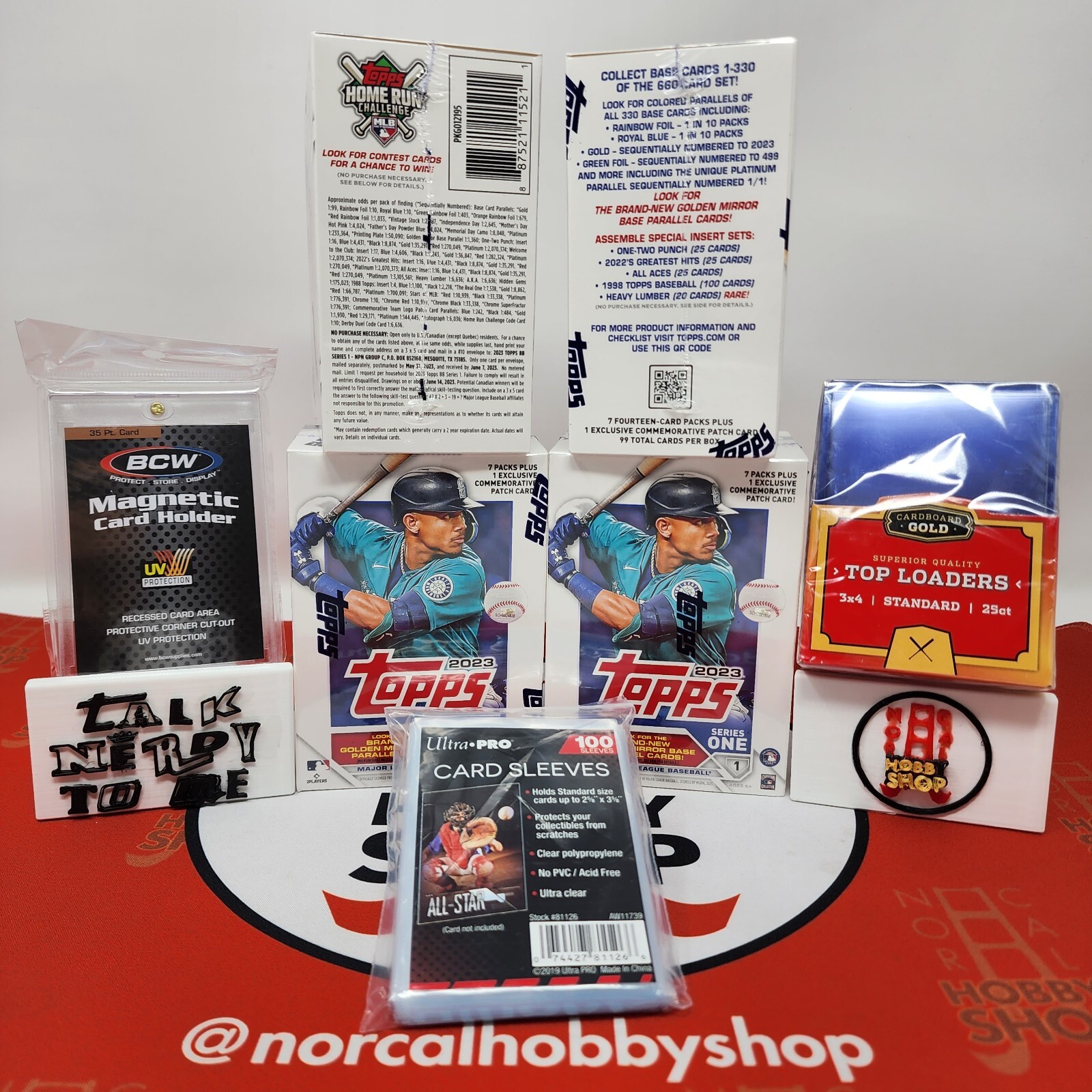 4-Box Lot - 2023 Topps Series 1 Baseball Hanger Box w/FREE SHIPPING ...