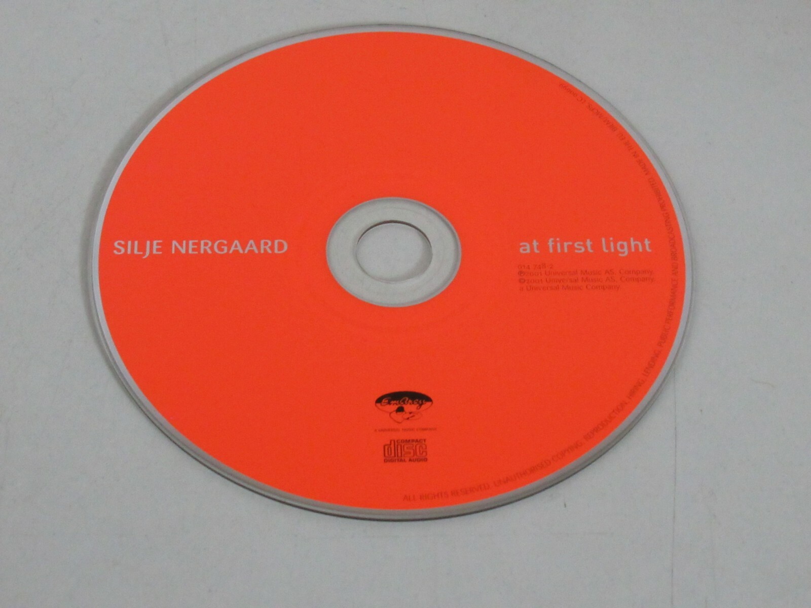 SILJE NERGAARD/AT FIRST LIGHT(EMARCY 044001474828)CD ALBUM | eBay.de
