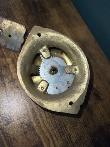 Vintage Victorian Style Brass Manual Key Wind Mechanical Door Bell ...