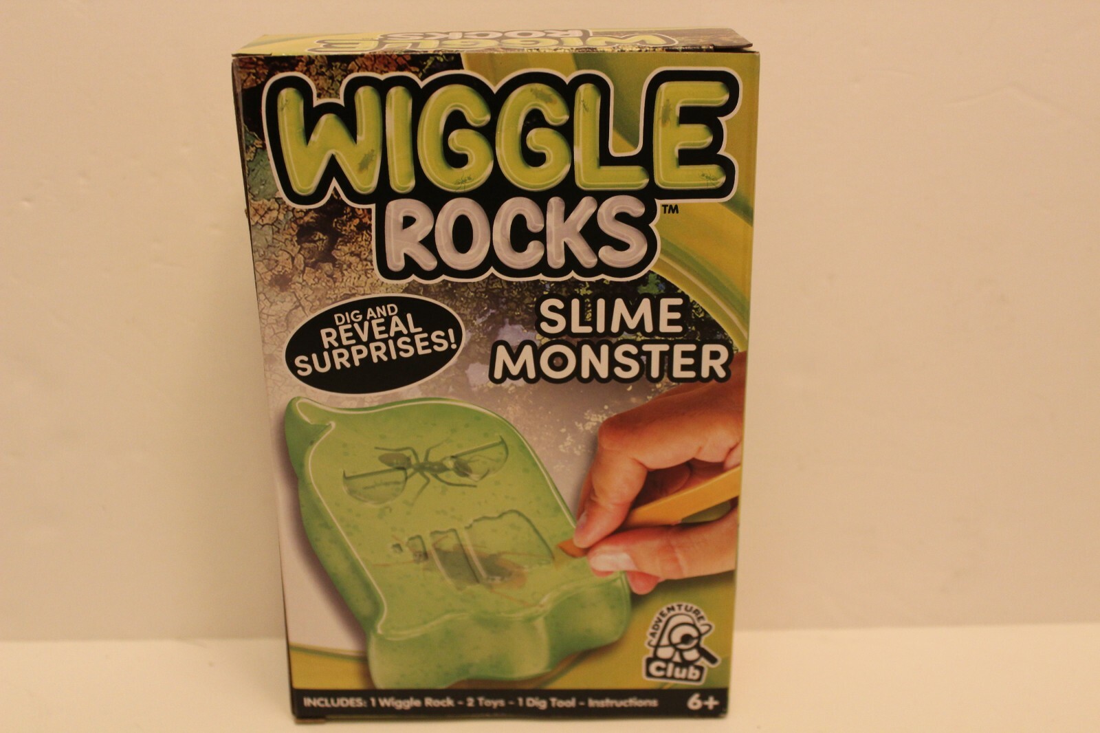 Wiggle Rocks Slime Monster Dig & Reveal Surprises NIB 6+ Craft Toy Gift ...