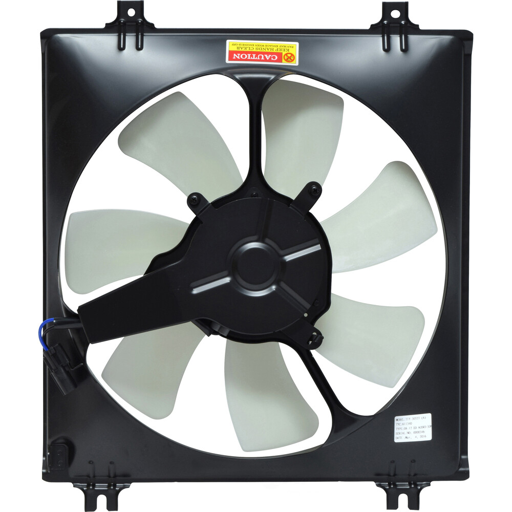 UAC FA50290C A/C Condenser and Evaporator - A/C Condenser Fan Assembly ...