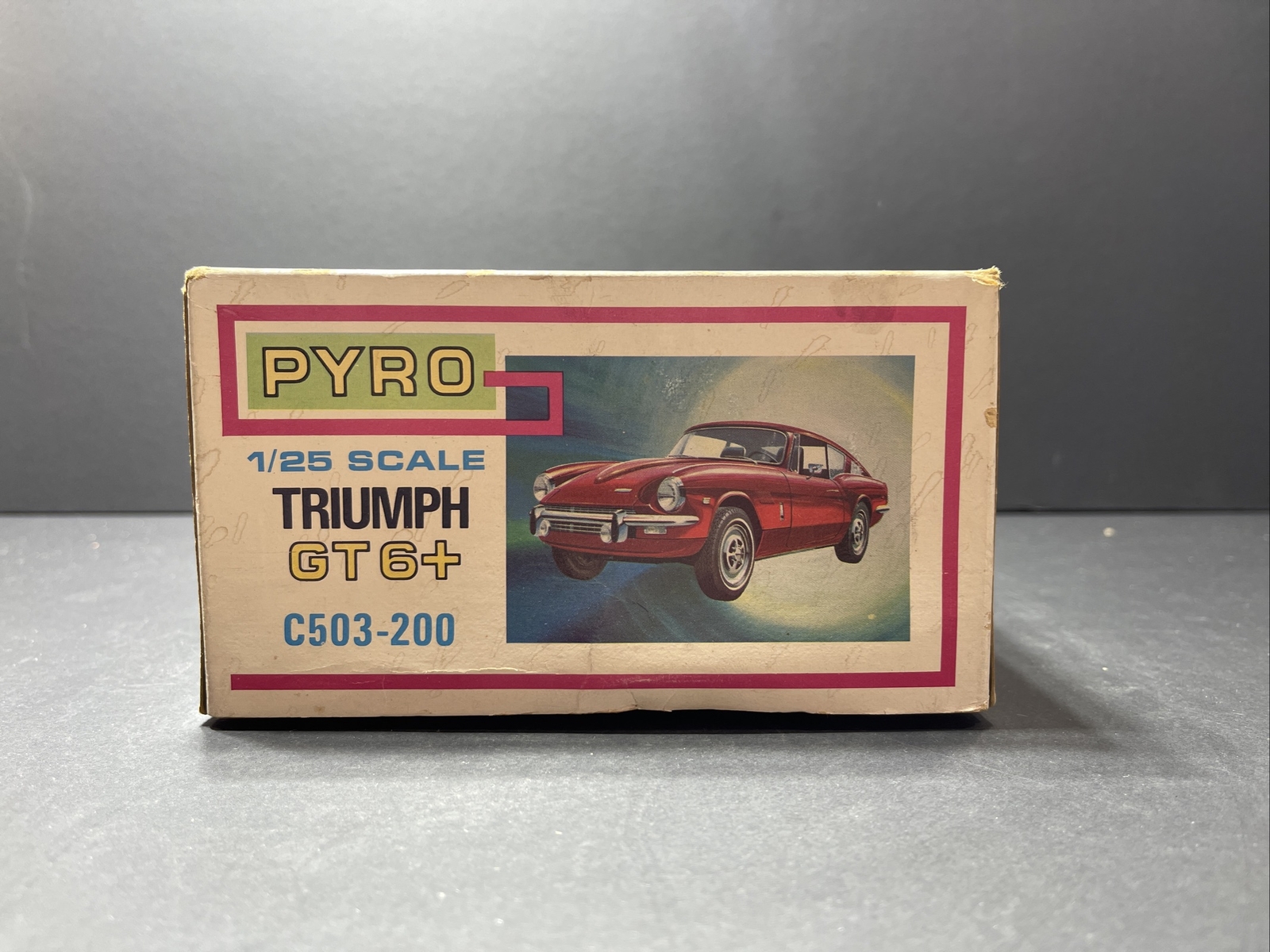 RARE 1969 TRIUMPH GT6+ COUPE PYRO PLASTICS MODEL CAR KIT C503-200 1/25 ...