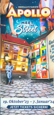 Flyer Meet The Street (04 Seiten) Apollo | eBay.de