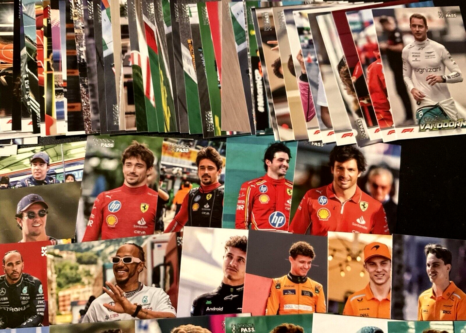 *COMPLETE SET* 2024 Topps Paddock Pass Formula 1 F1 Base Set #1-80 w ...