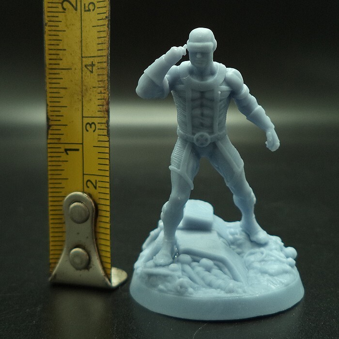 MARVEL ZOMBIES BOARD GAME AUTHENTIC Model Miniature CYCLOPS Unpainted ...