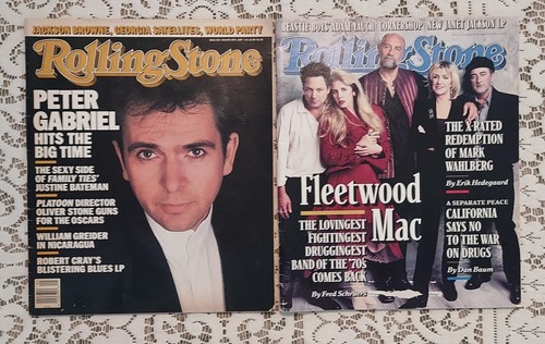 Vtg Rolling Stone Magazines Fleetwood Mac Oct 1997 Peter Gabriel ...