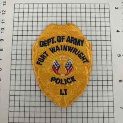 Alaska Fort Wainwright Army Police Department of Army Command ...