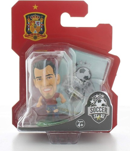 SoccerStarz - Spain Sergio Busquets - Home Kit /Figures for sale online ...