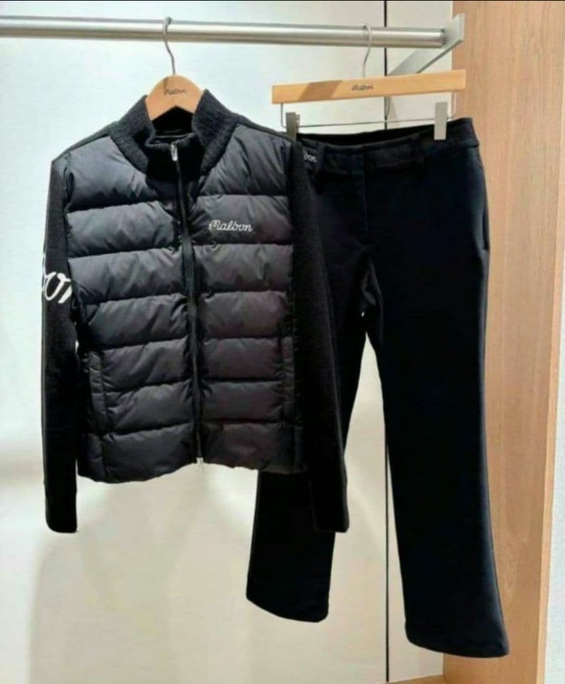 Malbon Golf Women's Down Jacket Full Zip Down Long Sleeve 2 Color Size ...