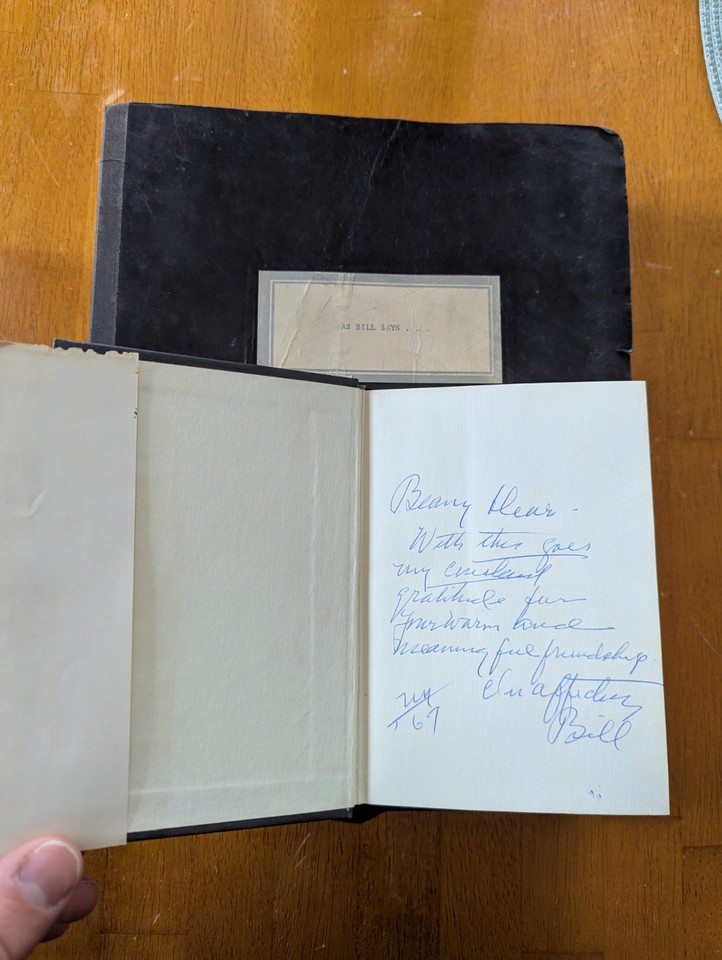 Original Working Manuscript As Bill Sees It AA Way Of Life Alcoholics ...