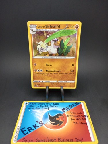 Galarian Sirfetch'd 095/192 Rebel Clash Holo Rare Pokemon Card | eBay
