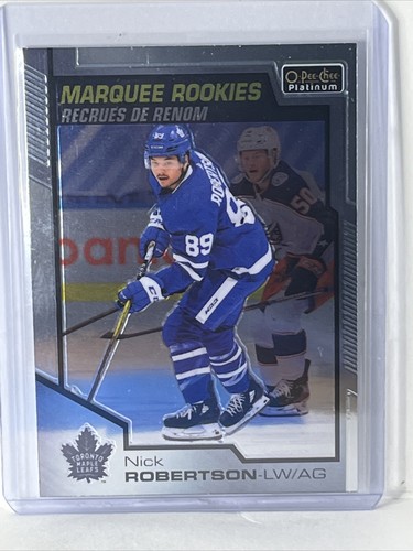 Toronto Maple Leafs - Nick Robertson - 20/21 OPC Platinum - Marquee ...