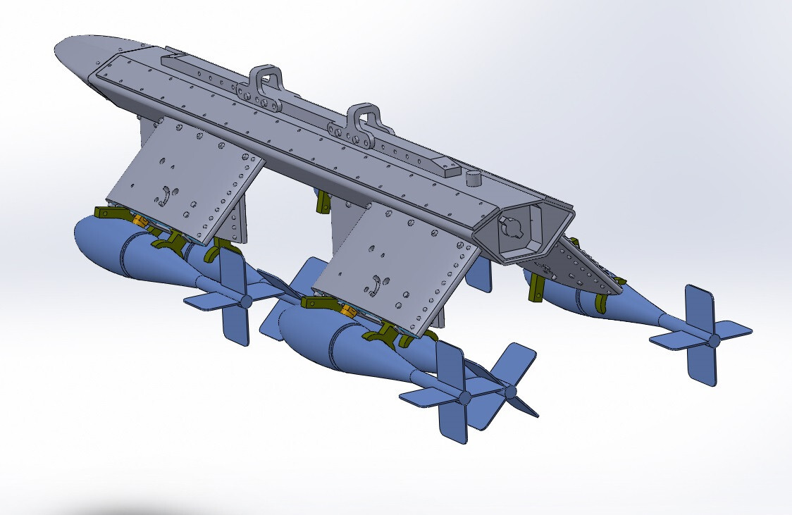 1/48 CEM48014 PBMR Bomb Rack with M76 (BDU-33) Practice Munition | eBay