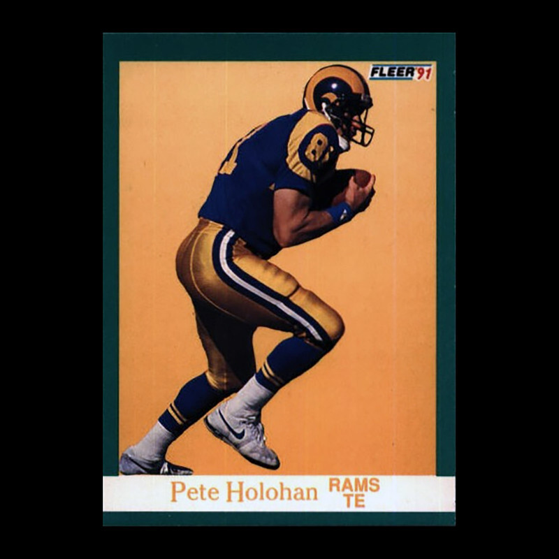 1991 Fleer Football #270 - Pete Holohan [Base] Los Angeles Rams NM-MT ...