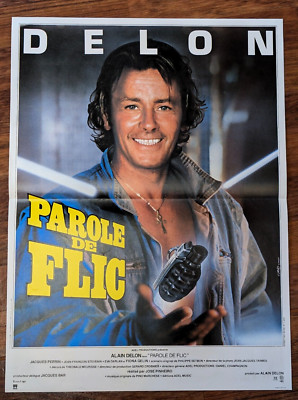 AFFICHE CINEMA - PAROLE DE FLIC - DELON - 40X60 | eBay