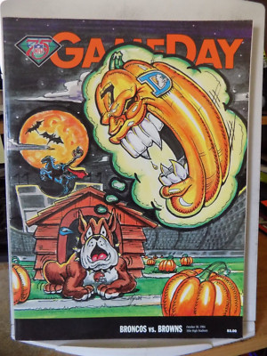 October 30, 1994 Denver Broncos vs. Cleveland Browns GameDay Program | eBay